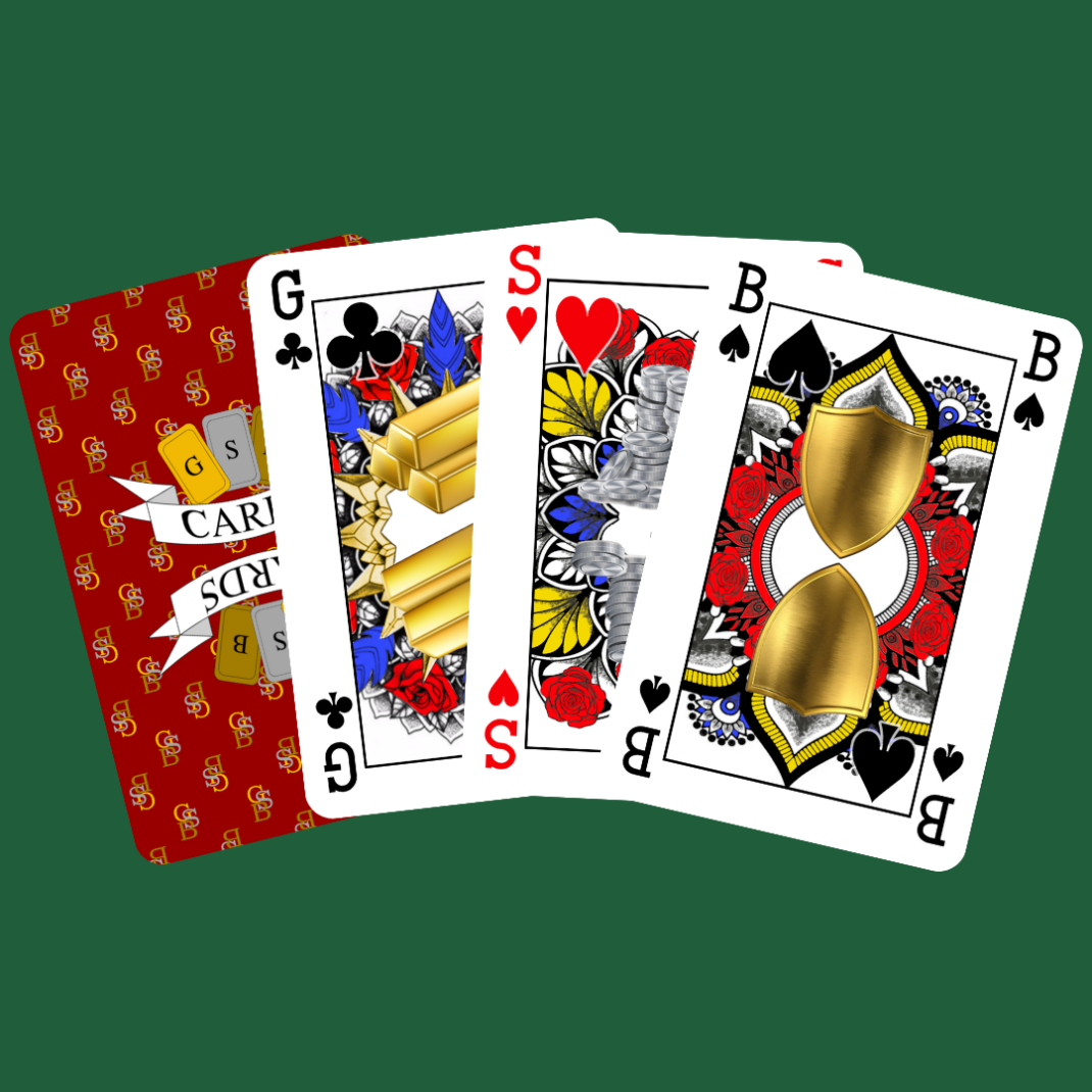GSB Signature Red Playing Cards (bridge)