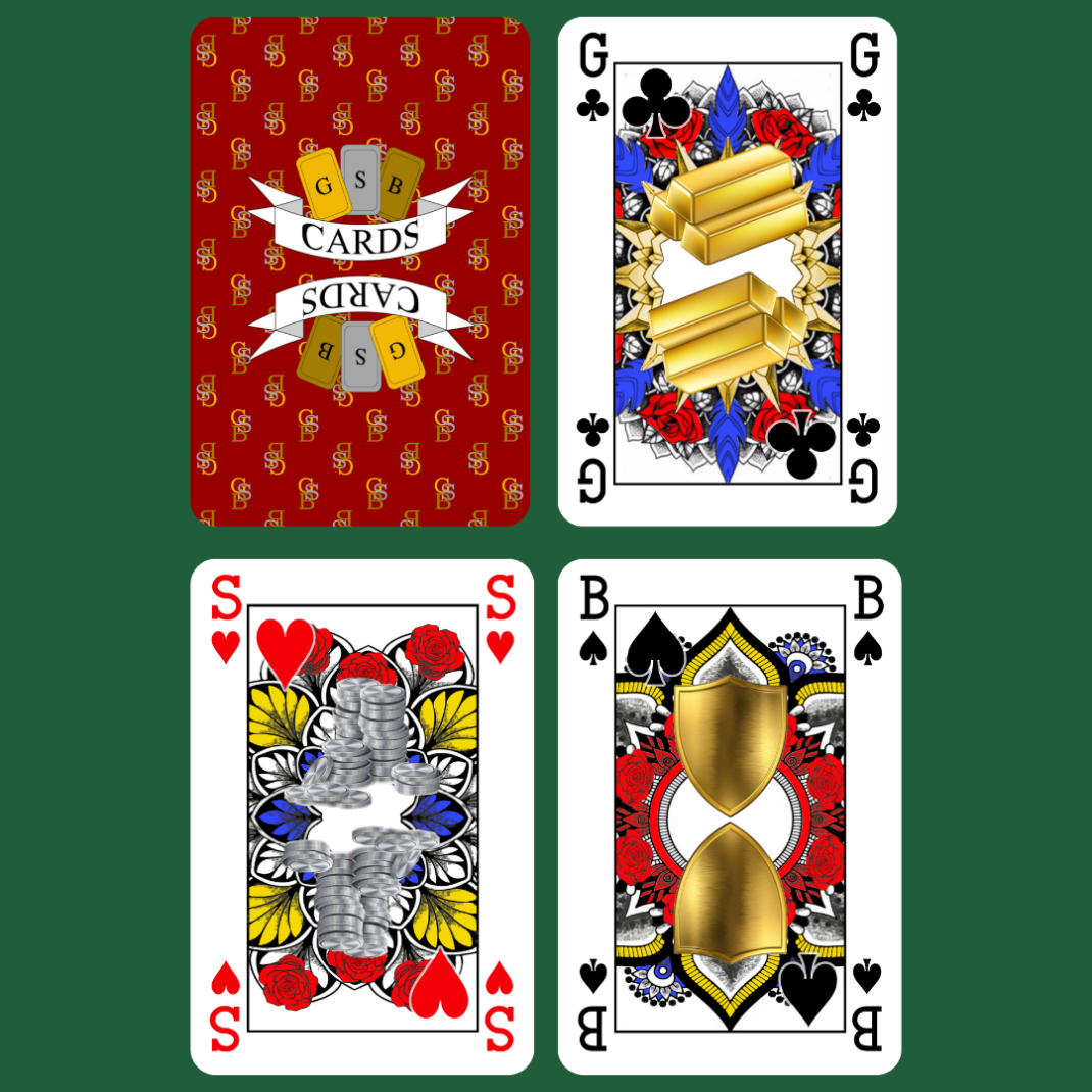 GSB Signature Red Playing Cards (bridge)