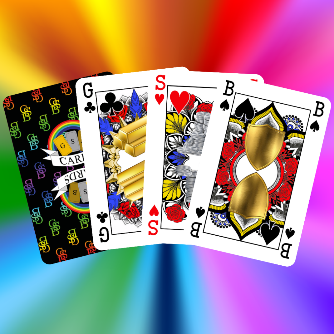 GSB Rainbow gender-neutral playing cards - Pride edition (bridge size)